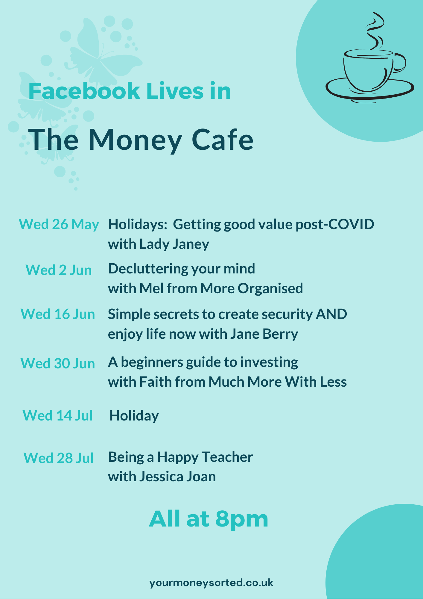 The Money Cafe - membership group | Your Money Sorted